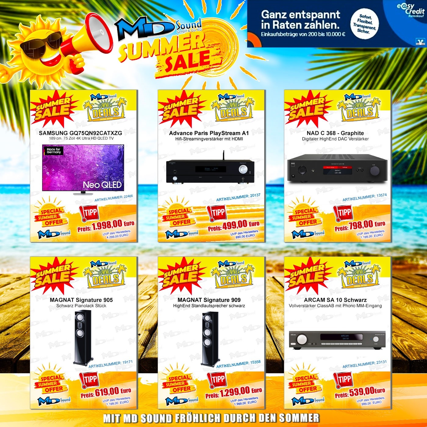 MD Sound ihr Fachmann für High End Hifi und TV