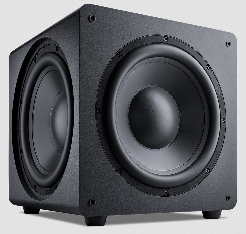 Proficient FDS-10 10 Zoll Aktiv-Subwoofer mit Dual Passiv-Membran 500 ...