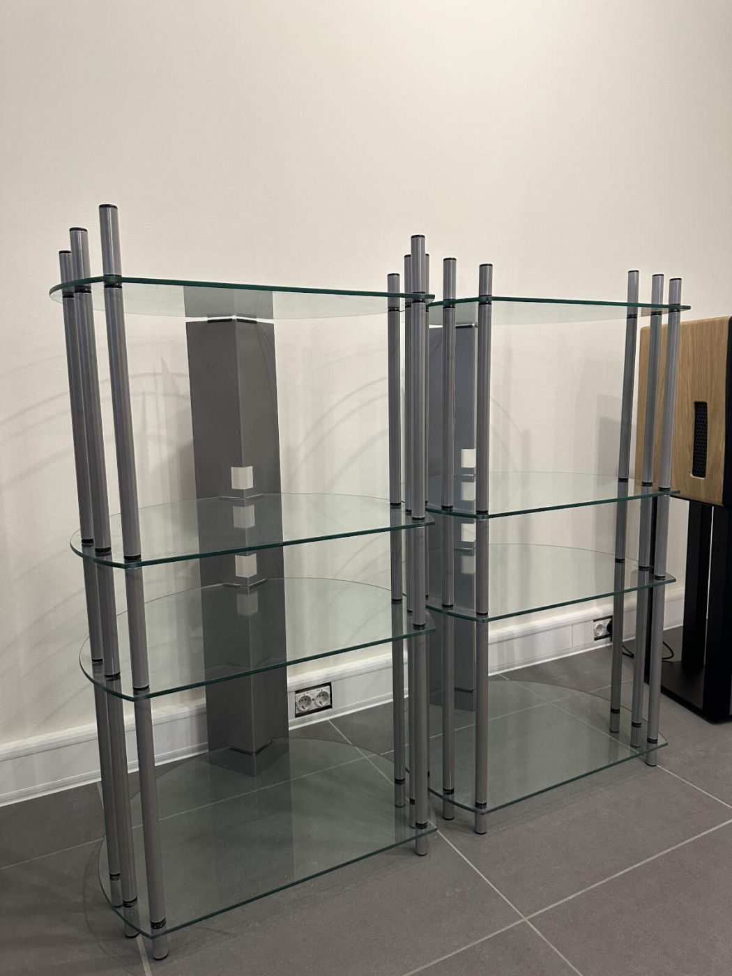 Kenwood HiFi Rack mit Kabelführung Regal Möbel TV Möbel Audio Schrank ...