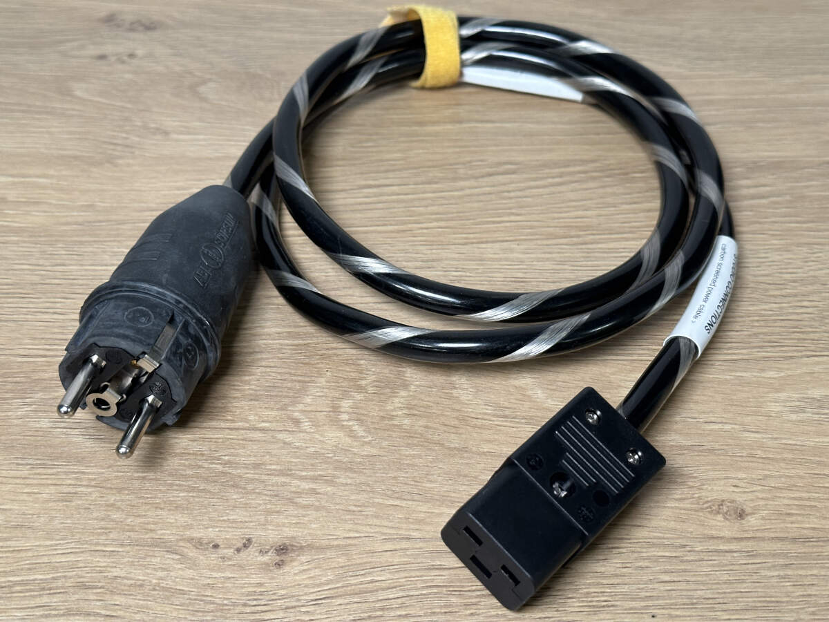 Studio Connections Carbon Screened 1,50m NEW Mains Cable SchukoEU-C19 ...