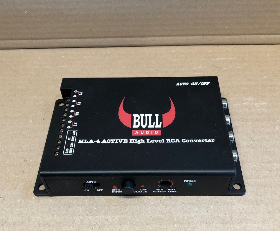 Bull Audio HLA-4 Active - High-Low-Adapter, Hochpegel-Wandler, 14,00