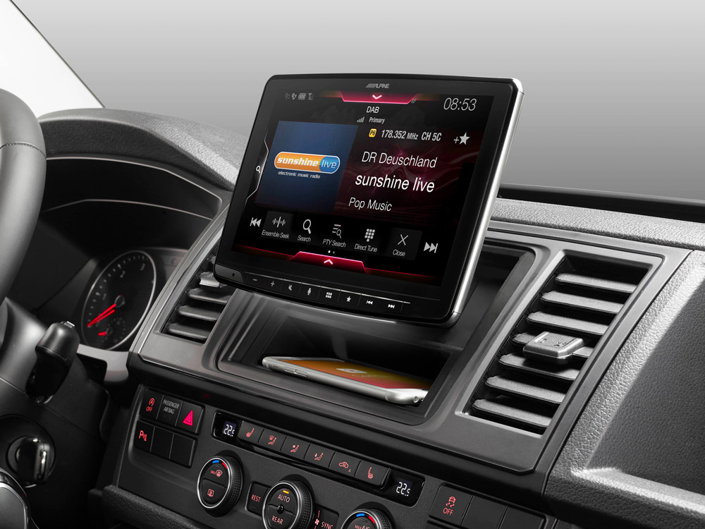 ALPINE ILX-F903D Digital Media Station 1-DIN Android Auto Bluetooth A ...