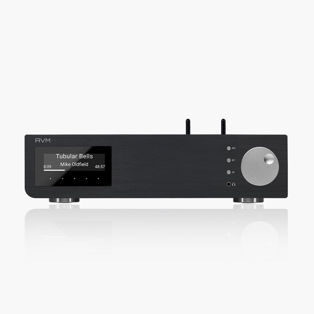 AVM Inspiration AS 2.3 - All-In-One Compact Streaming Receiver Schwar ...