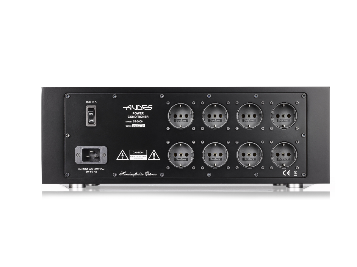 AUDES ST-3000 HiFi Power Conditioner mit integriertem DC Blocker Schw ...