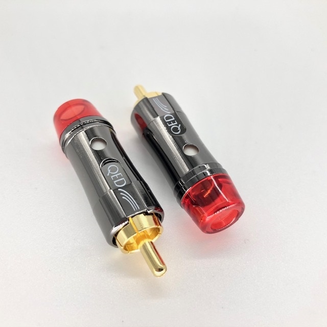 QED Performance Audio I - High-End Cinch-Stecker RCA Rot, 2er Set | N ...