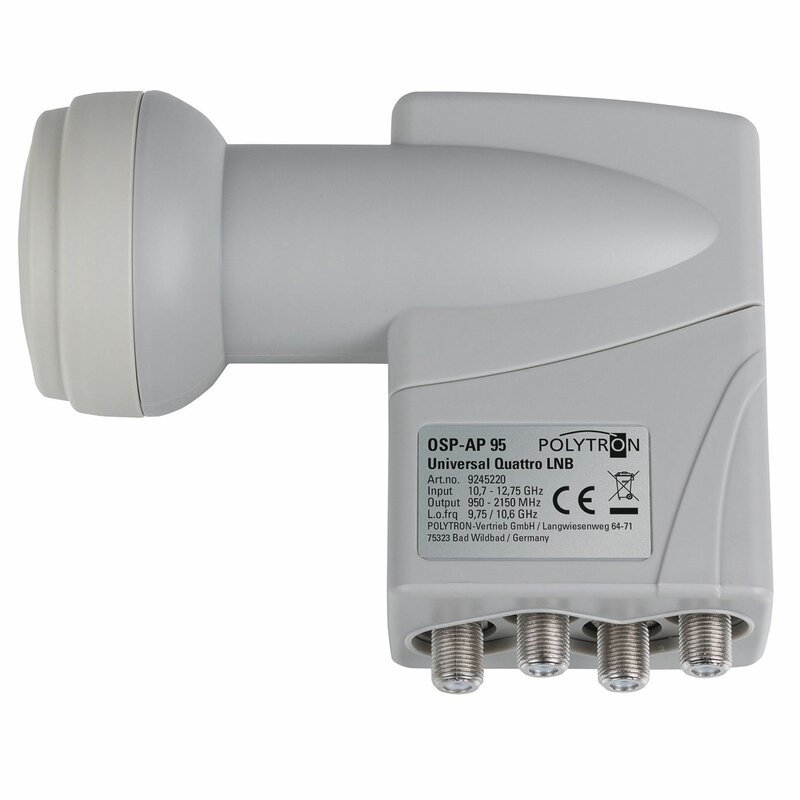 Polytron Quattro Universal LNB Ultra-low Noise Profi Line OSP-AP 95 f ...