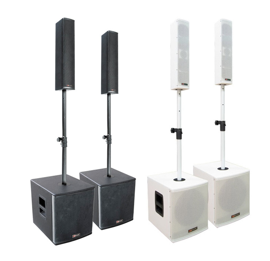 MARK Set MK Bigman 1000A - Aktives 1000 Watt Subwoofer-Satelliten-Sys ...