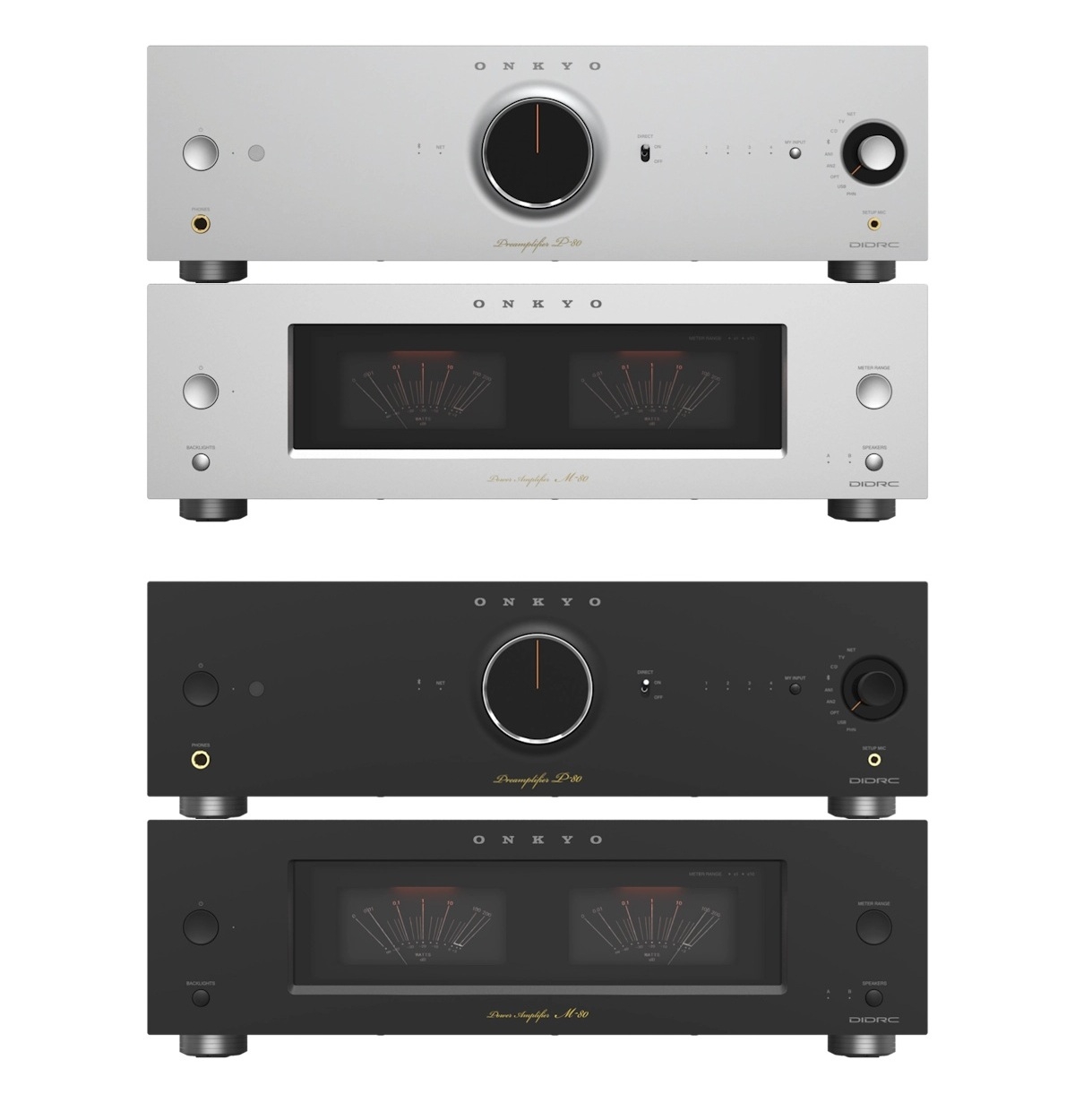Onkyo P-80 & M-80 Vor-/Endstufen-Bundle | High-End Vintage HiFi, 3.098,00
