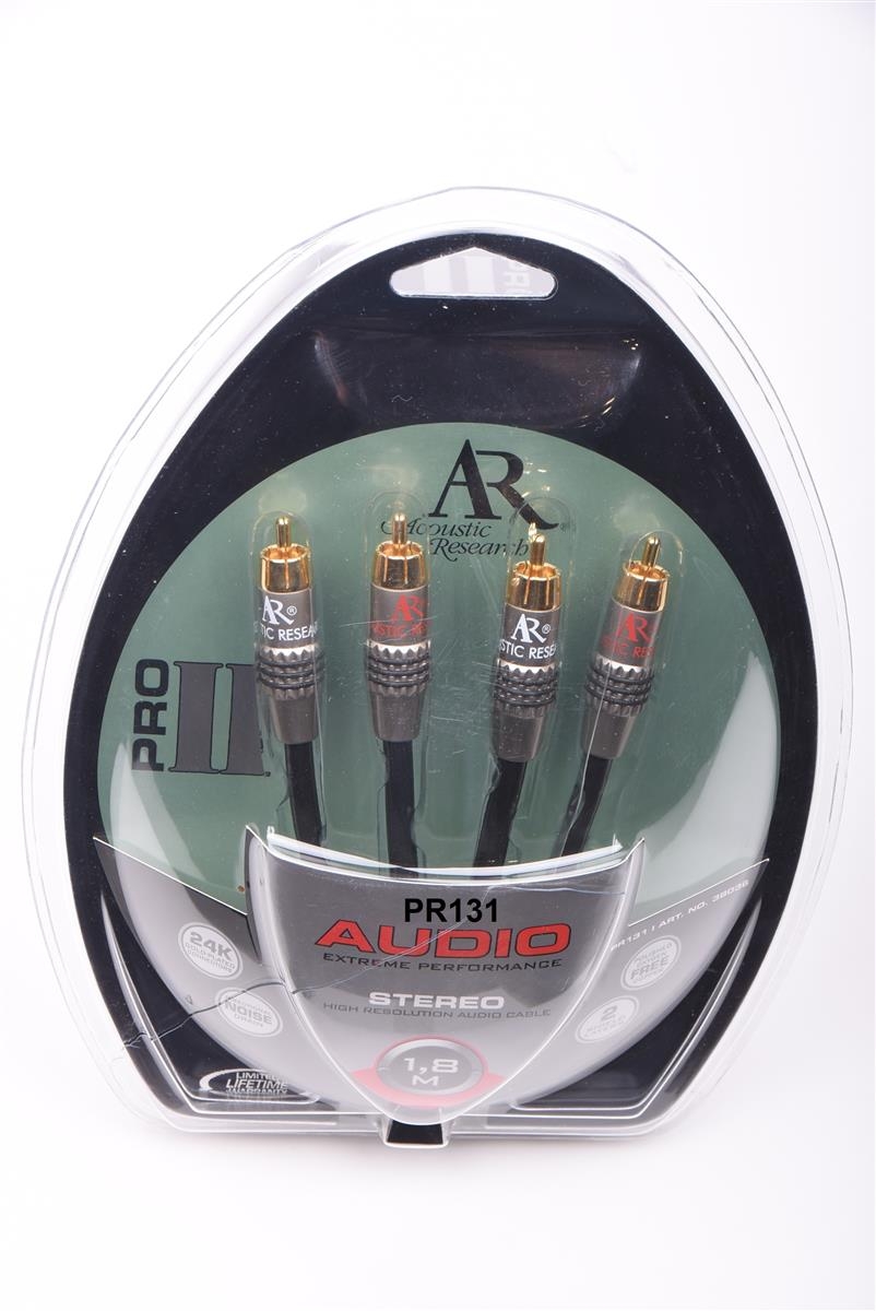 Acoustic Research PR131 1,80 m - HighEnd PROII Stereo Audio Kabel UVP ...